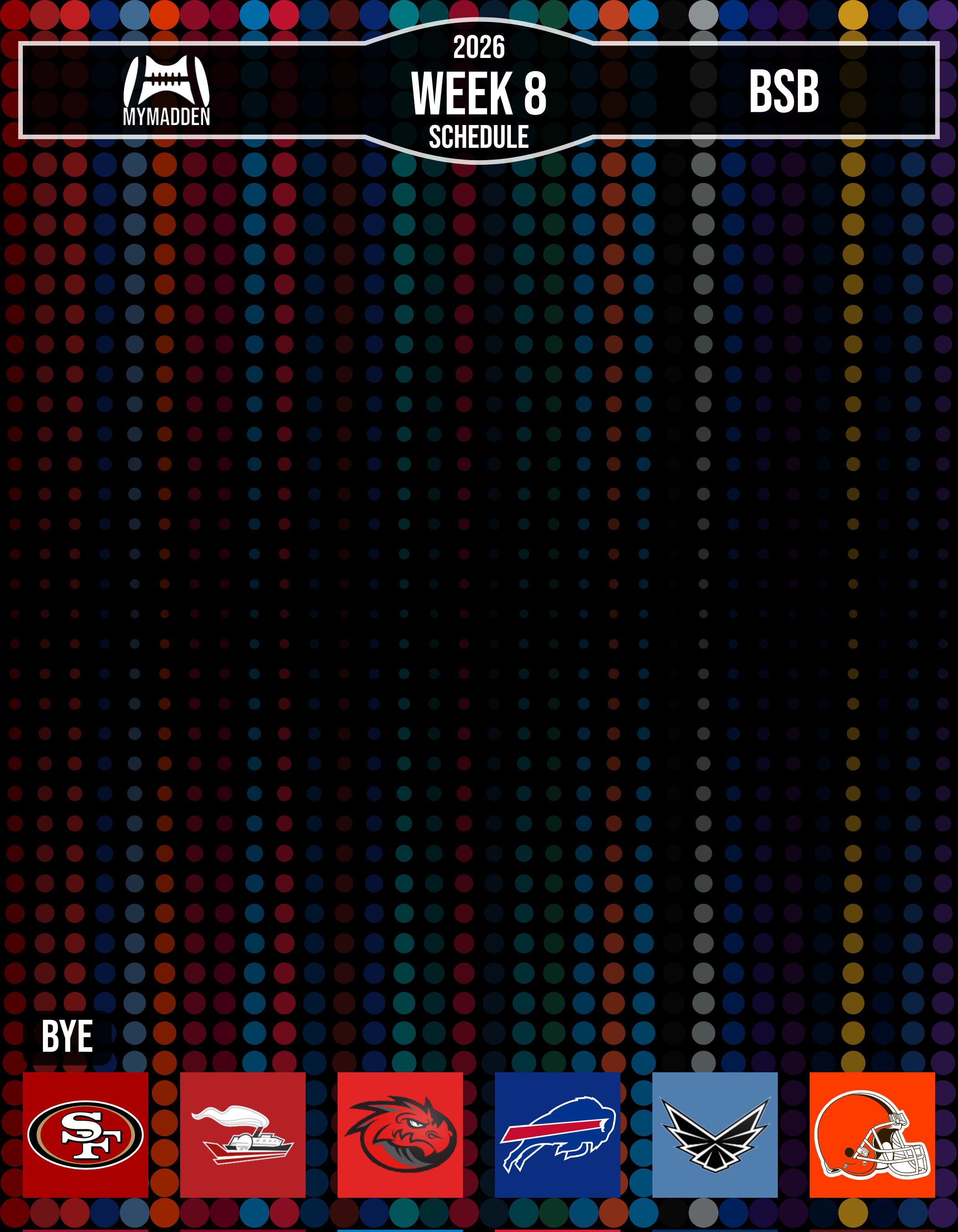 MyMadden | BSB | Schedule