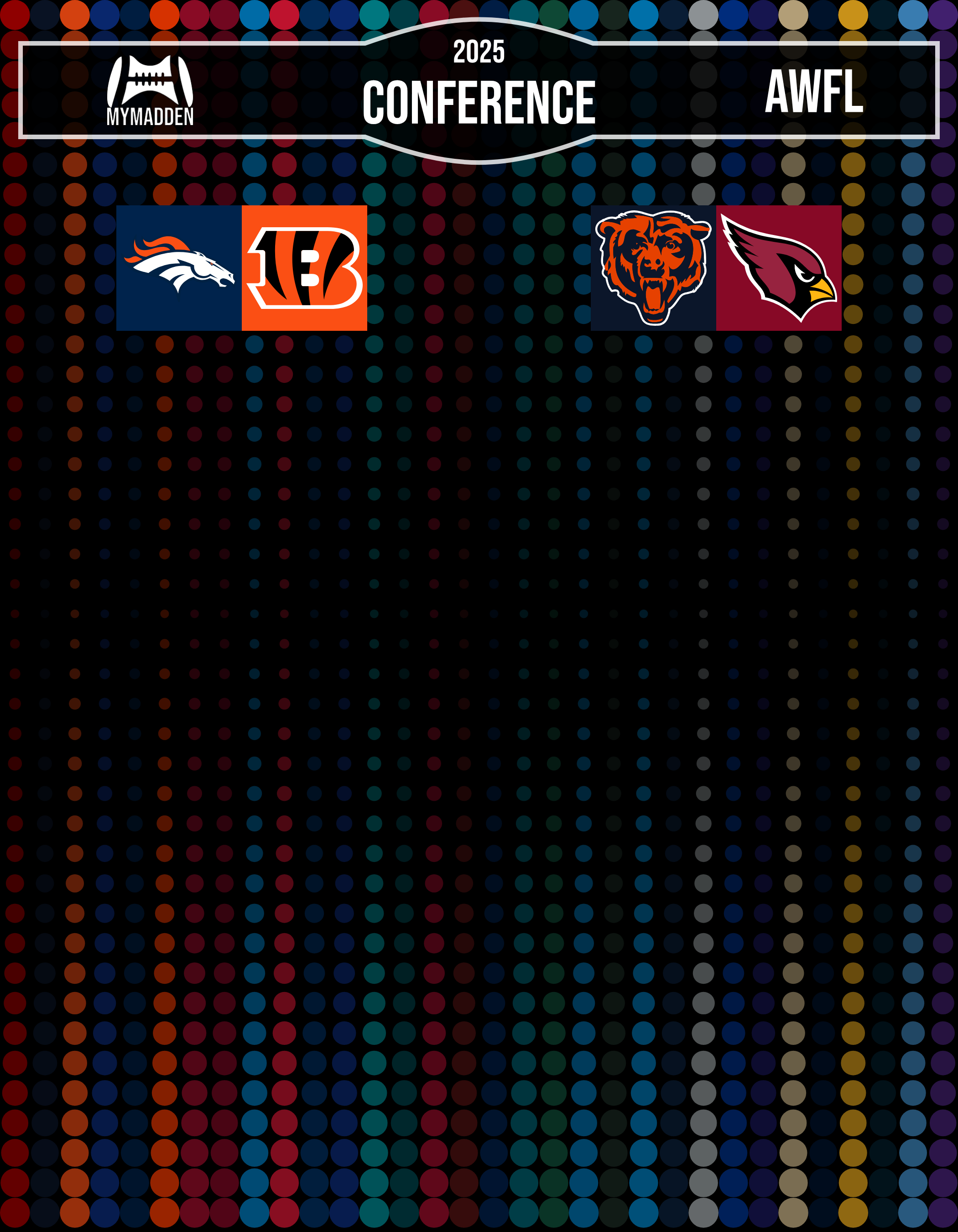 MyMadden | AWFL | Schedule