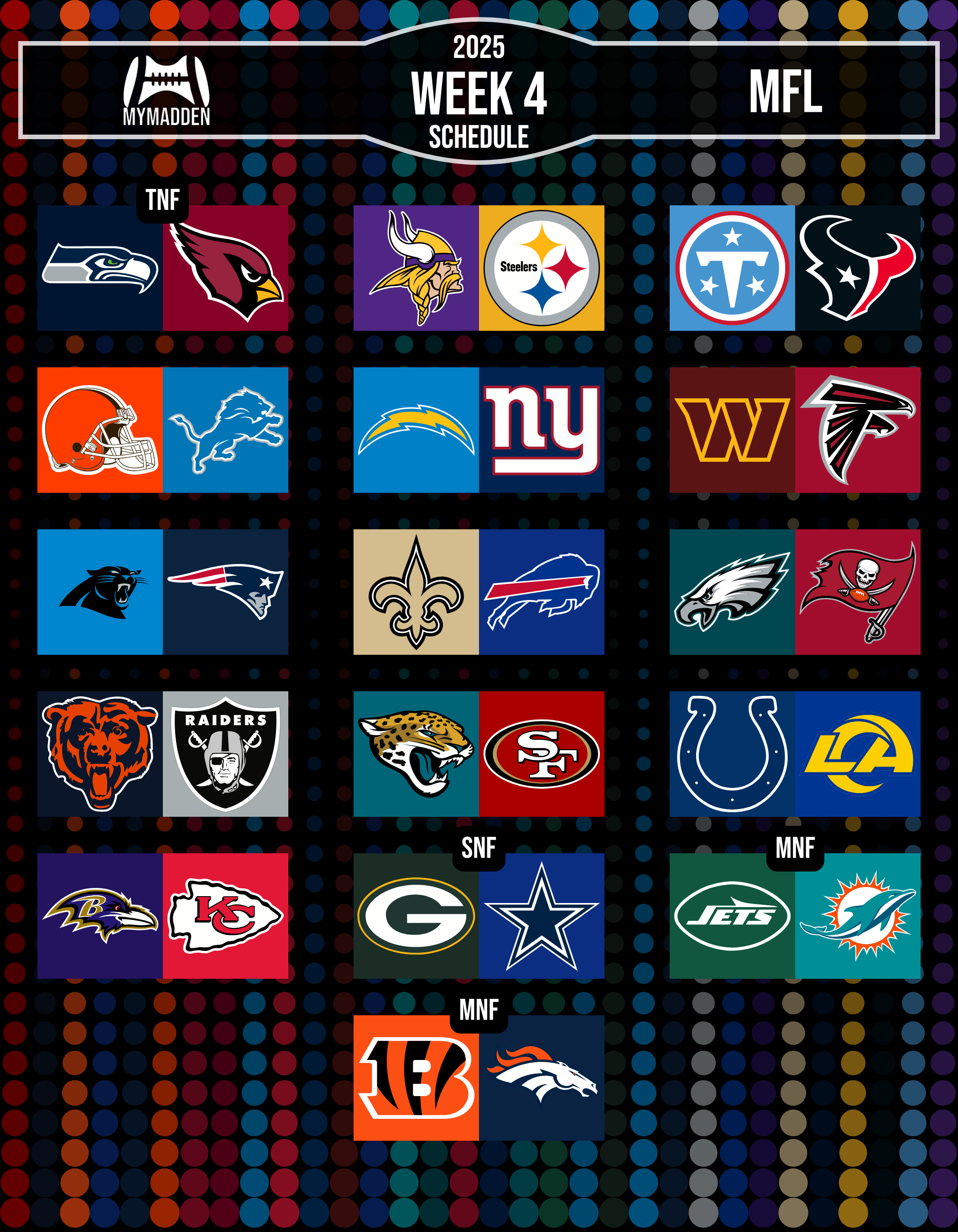 MyMadden | MFL | Schedule
